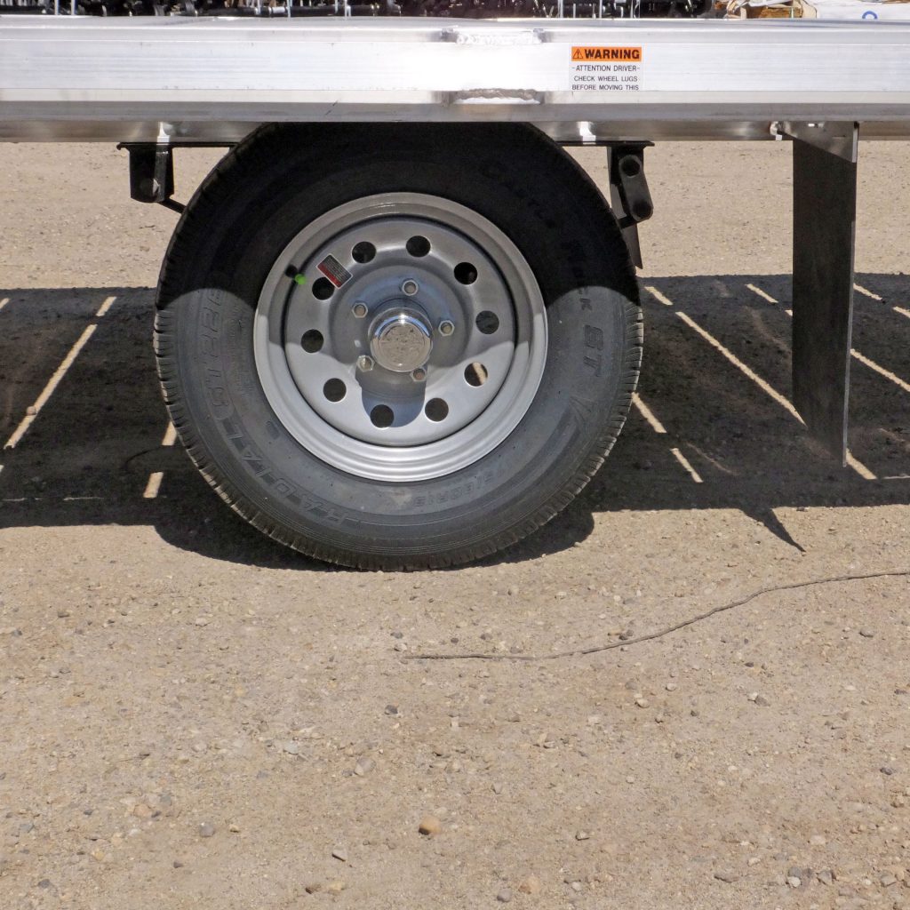 Raft Trailer Aluminum 14' with Rollers - Teton Rental